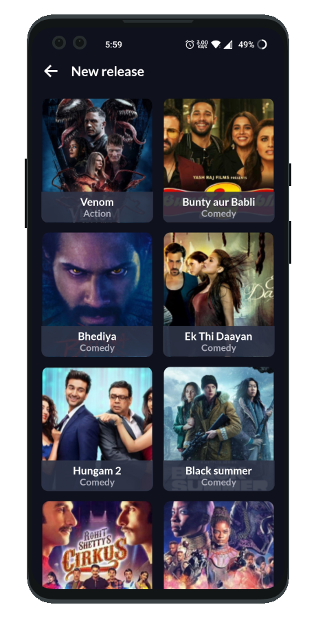 Movie App | Web Series App | Online Video Streaming App | OTT App ...
