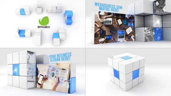 Cube Logic Intro, Premiere Pro Templates | VideoHive
