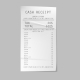 Cash Receipt Supermarket Shopping Retail Check, Vectors | GraphicRiver