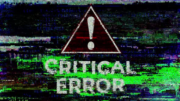 4k Critical Error, Motion Graphics | VideoHive