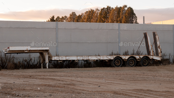 Big empty car carrier trailer Stock Photo by wirestock | PhotoDune