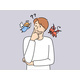 Confused Man with Devil and Angel on Sides, Vectors | GraphicRiver