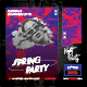 Spring Night Party Flyer, Print Templates | GraphicRiver