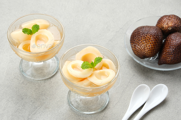 Manisan Salak, Indonesian traditional snack Stock Photo by tyasindayanti