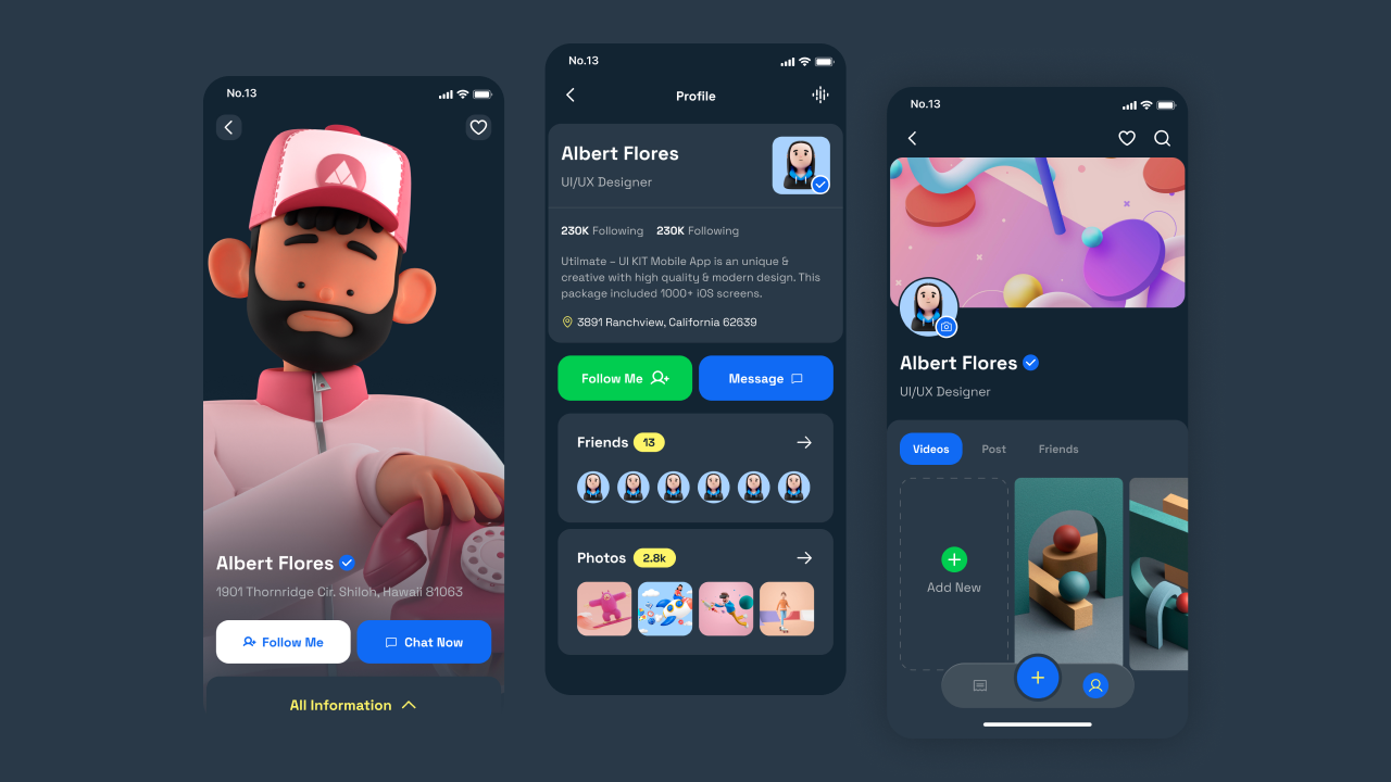 Utilmate – Profile Flutter App Template by izidev2023 | CodeCanyon