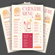 Cocktail Menu, Print Templates | GraphicRiver
