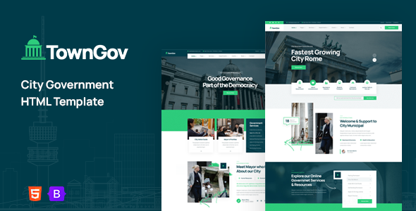 Towngov - City Government HTML Template by PearsTheme | ThemeForest