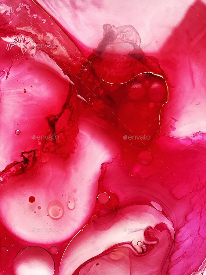 Fluid Pink Art Paint Backgrounds, Graphics | GraphicRiver