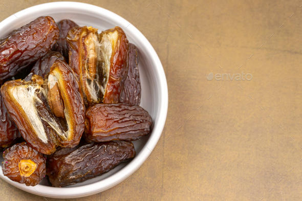 Raw Organic Medjool Dates (Kurma in Indonesia). Iftar. Ramadan Kareem ...