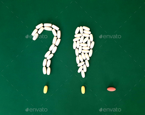 tablets questionnaire exclamation point Stock Photo by wirestock ...