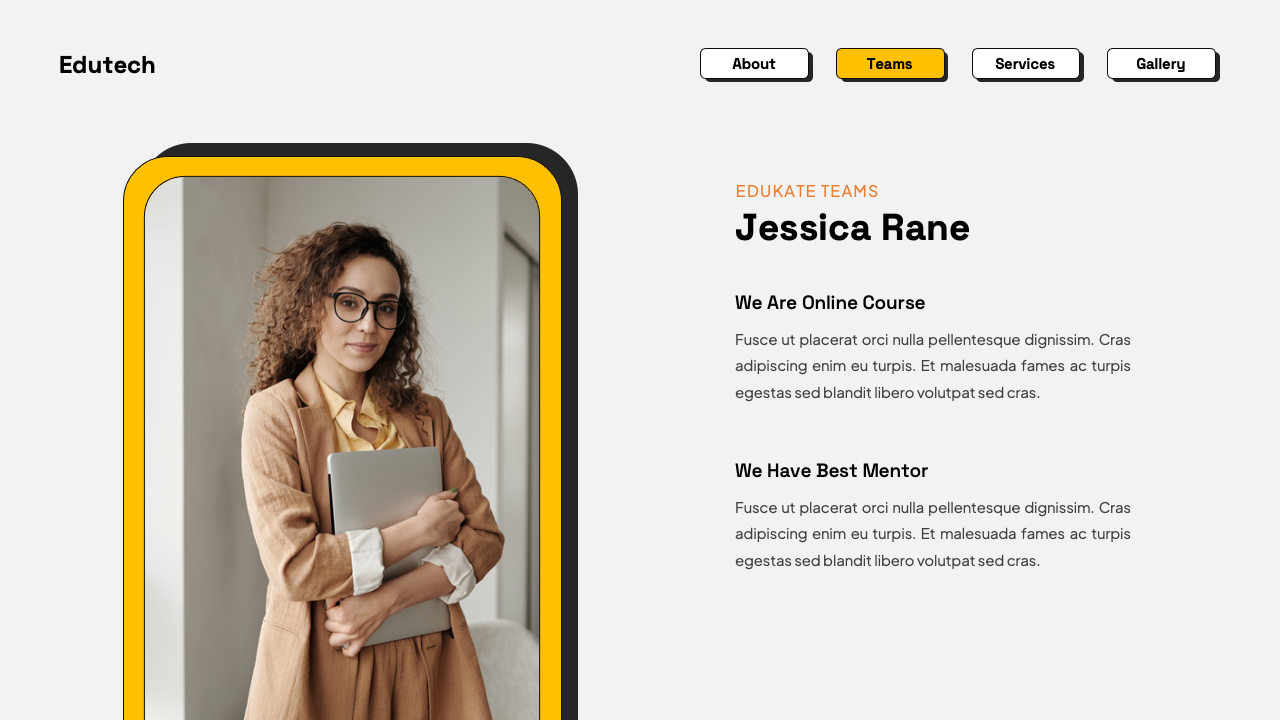 Edutech - Online Course PowerPoint Template, Presentation Templates