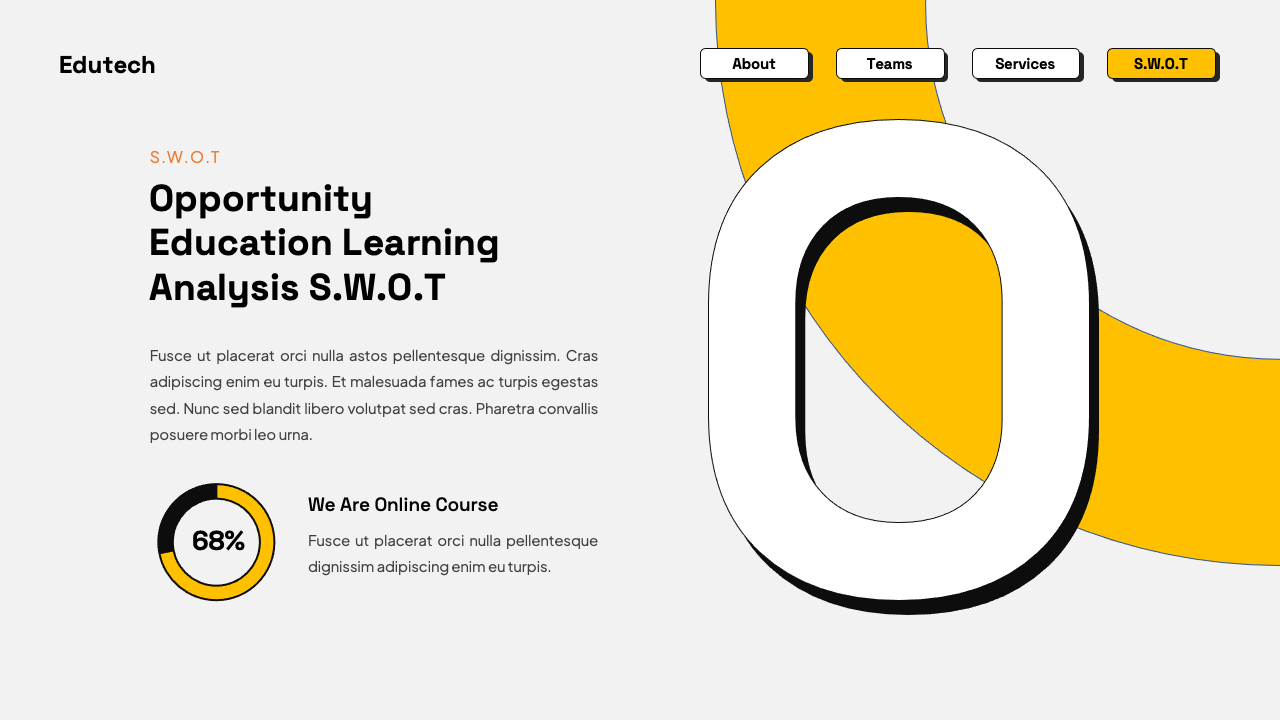 Edutech - Online Course PowerPoint Template, Presentation Templates
