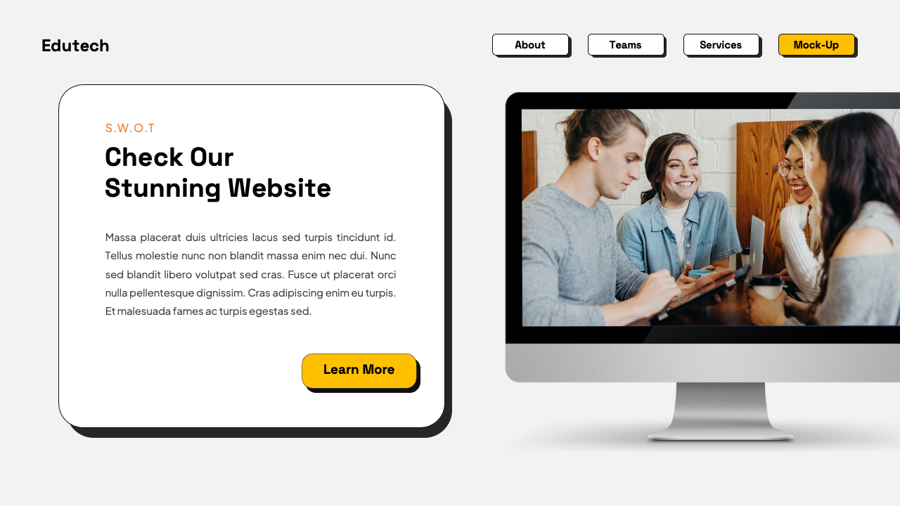 Edutech - Online Course PowerPoint Template, Presentation Templates