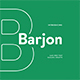 Barjon Display Sans Font, Fonts | GraphicRiver