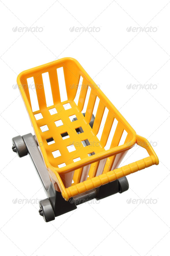 Miniature Shopping Trolley Stock Photo by lightzone | PhotoDune
