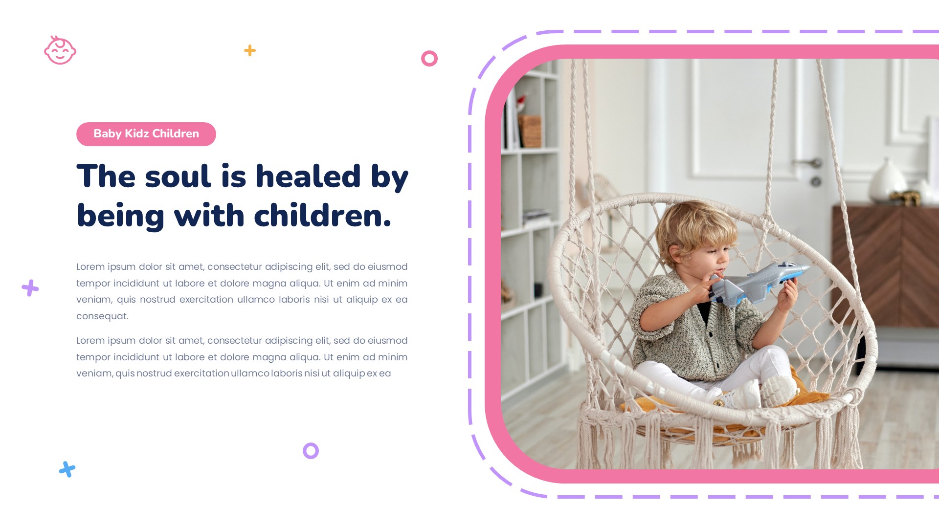 Baby Kidz - Children Google Slides Template, Presentation Templates