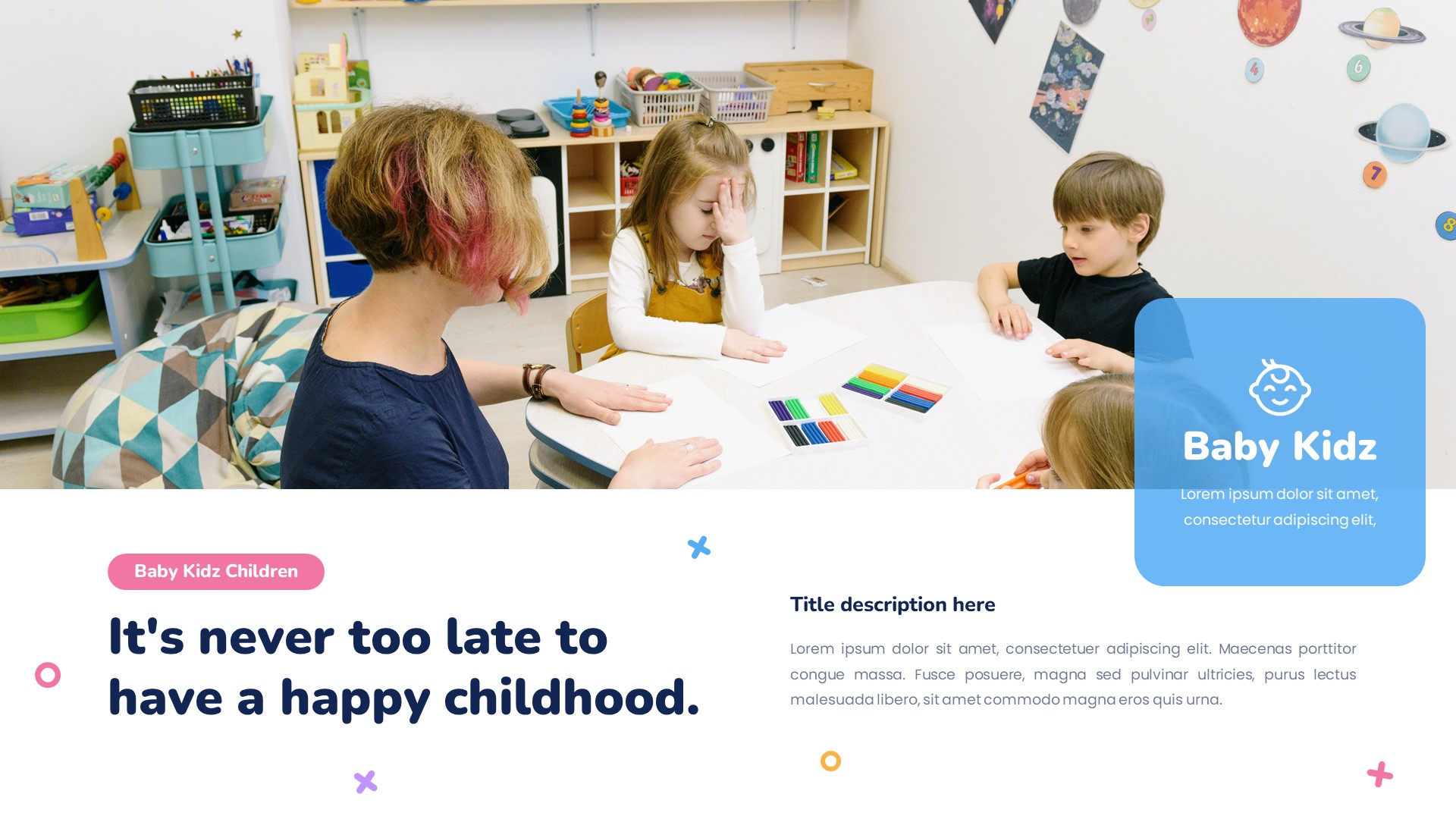 Baby Kidz - Children Google Slides Template, Presentation Templates
