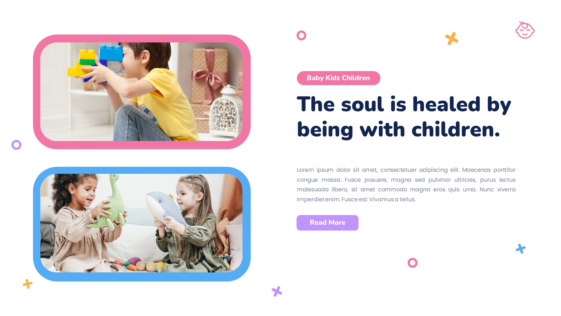 Baby Kidz - Children Google Slides Template, Presentation Templates