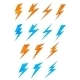Lightning Symbols, Vectors | GraphicRiver