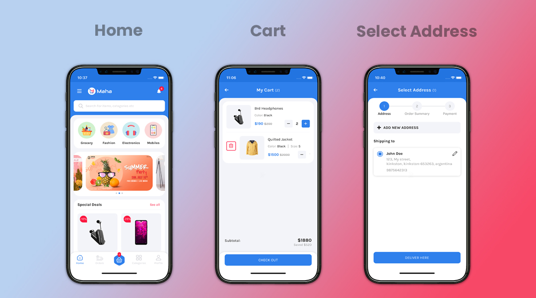 Maha - Ecommerce React Native App by MahardhiThemes | CodeCanyon