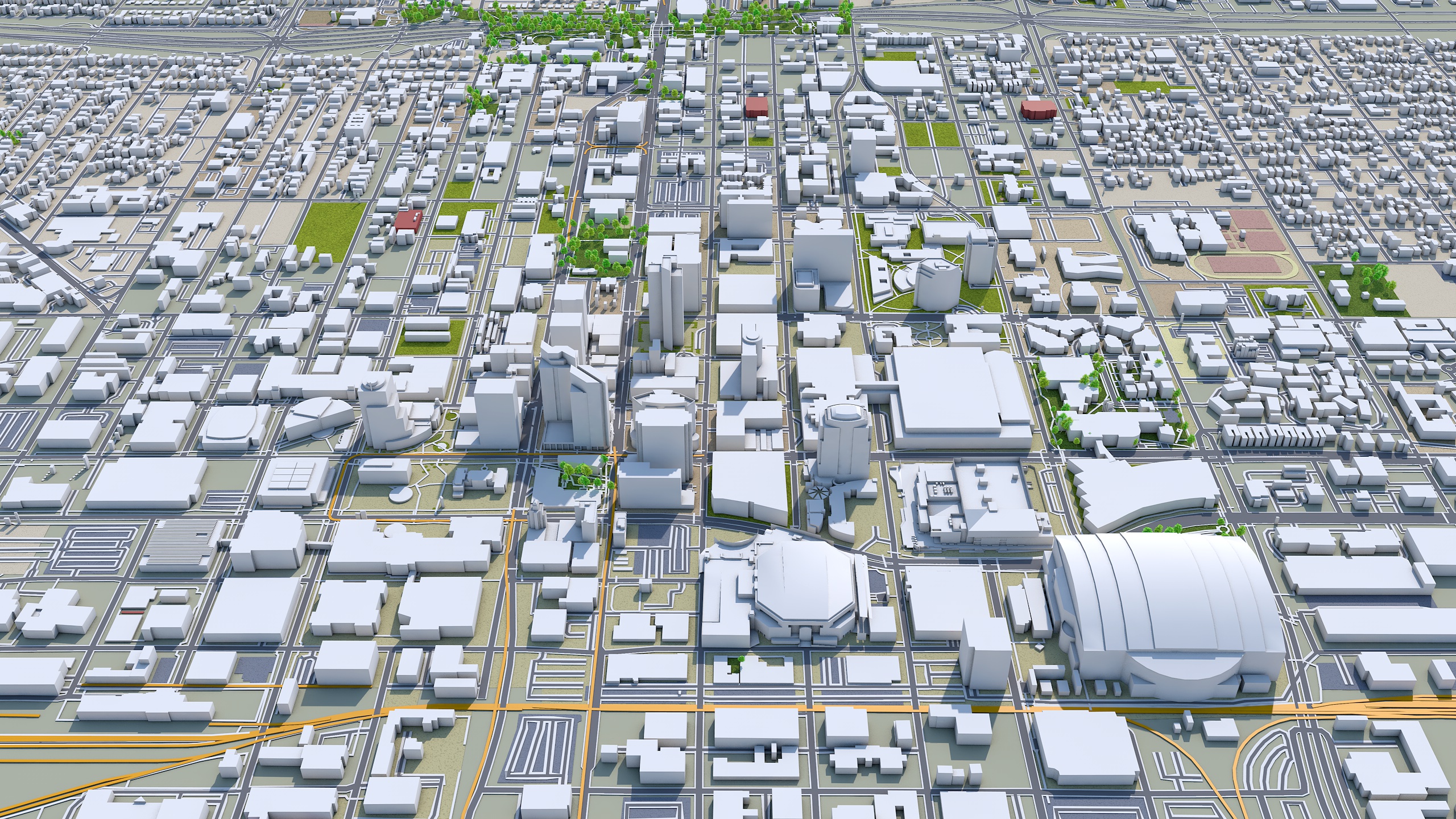 Phoenix city Arizona 3d model 80km by TurboCG | 3DOcean