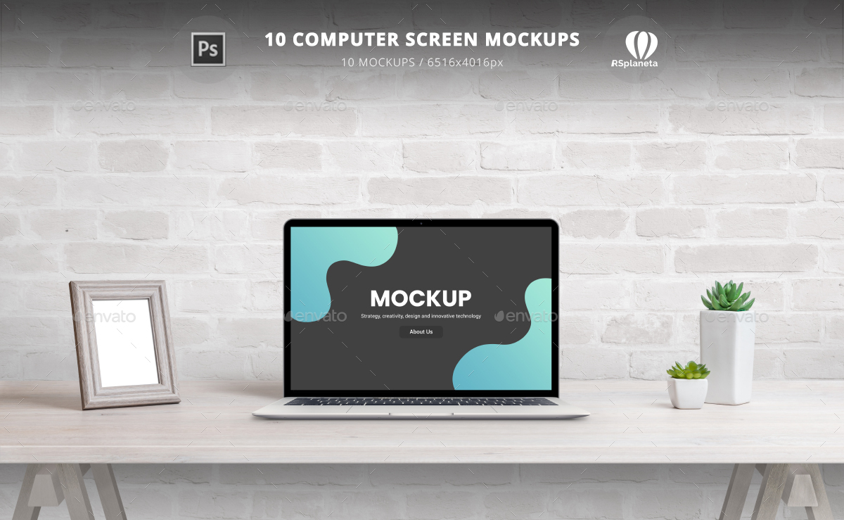 10 Computer Screen Mockups, Graphics | GraphicRiver