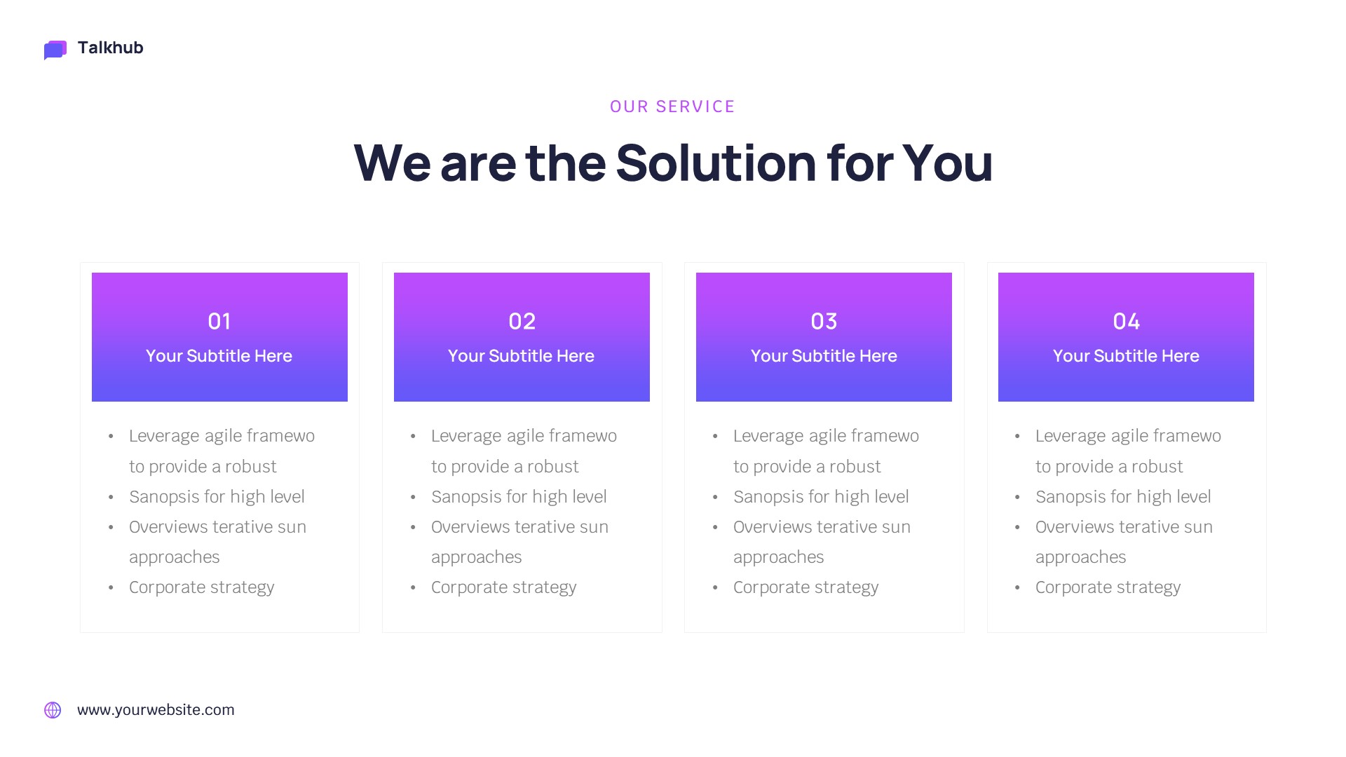 Talkhub - Call Center & Helpdesk PowerPoint Template, Presentation ...