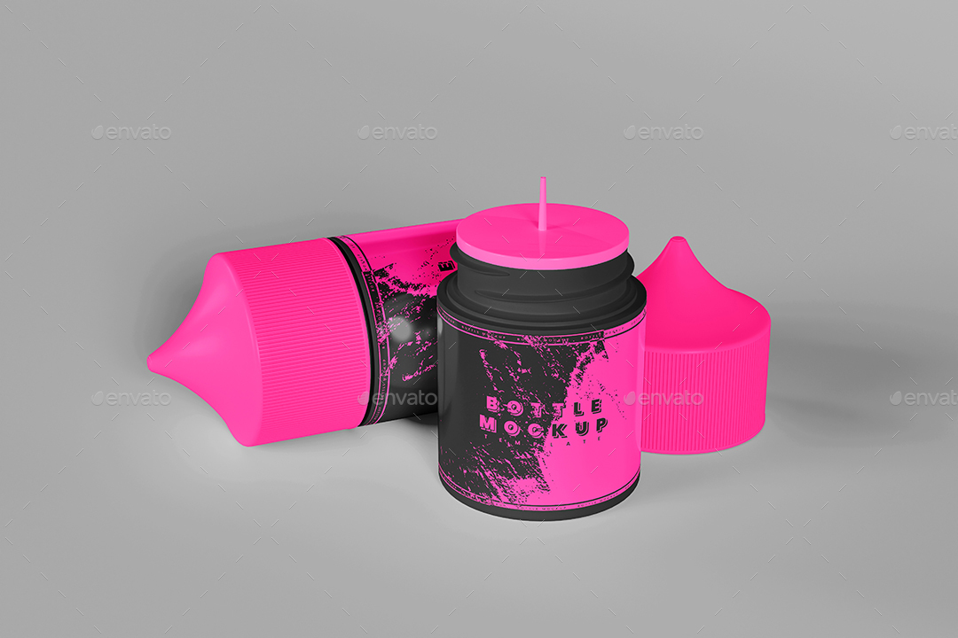 Bundle Liquid Pink Bottle Mockup, Graphics | GraphicRiver