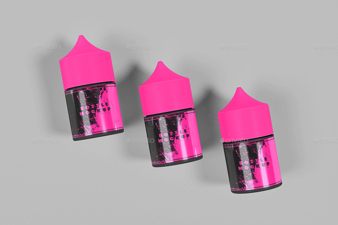 Bundle Liquid Pink Bottle Mockup, Graphics | GraphicRiver