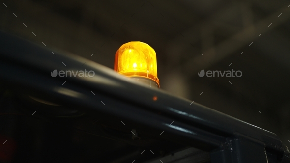 Yellow emergency siren, Flashing light, Warning light Stock Photo by ...