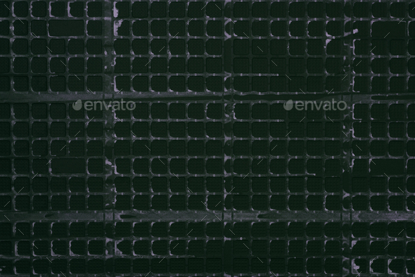 top view of industrial black plastic grid for background Stock Photo by ...