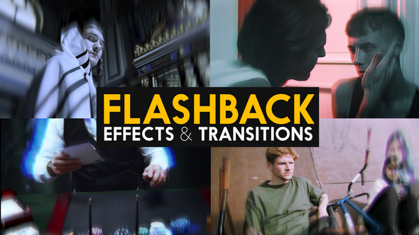 Flashback Effects and Transitions | Premiere Pro, Premiere Pro Templates