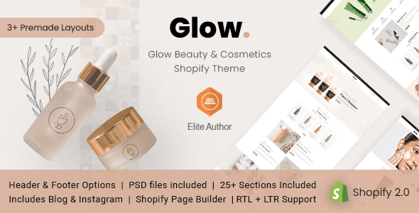 Glow - Beauty & Cosmetics Shopify Theme by ishithemes | ThemeForest