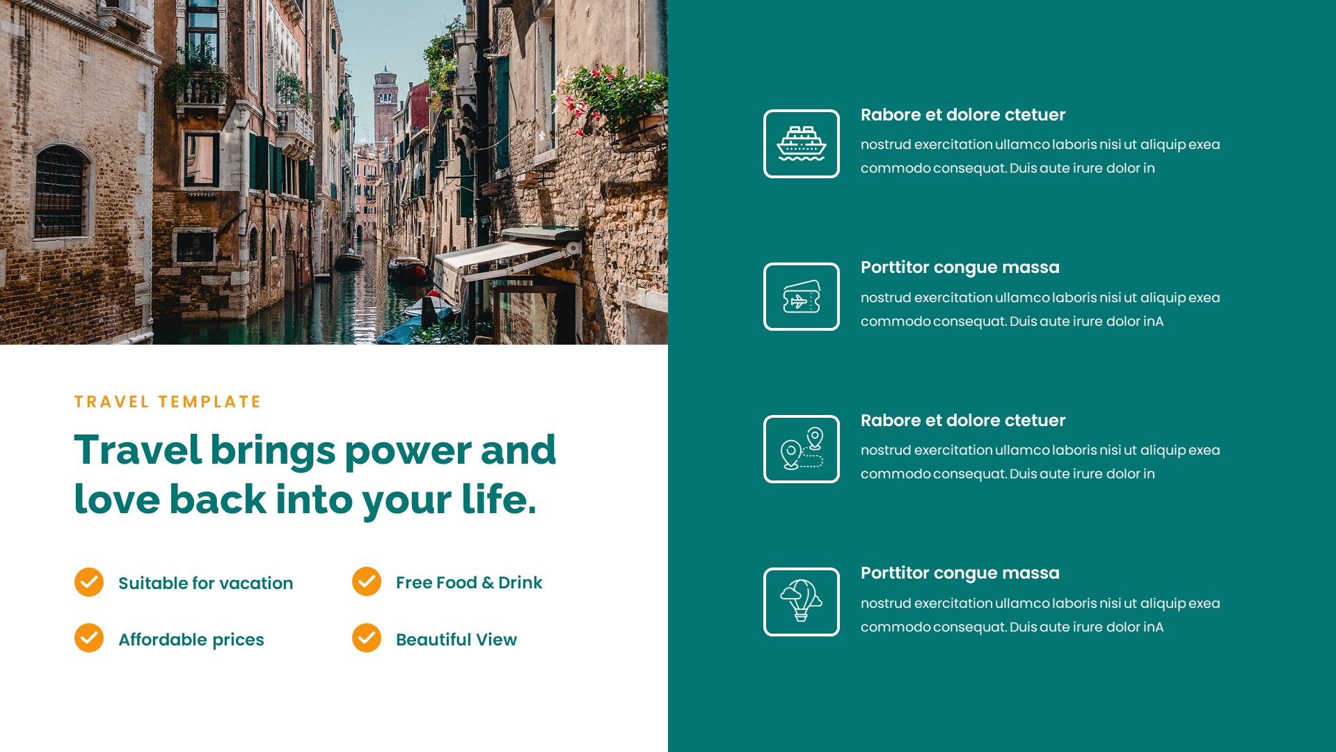 Travelur - Travel Powerpoint Template, Presentation Templates ...