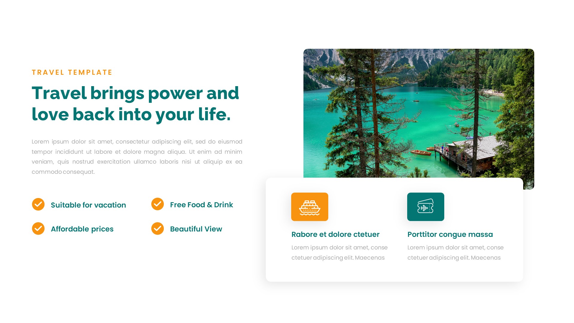 Travelur - Travel Powerpoint Template, Presentation Templates ...