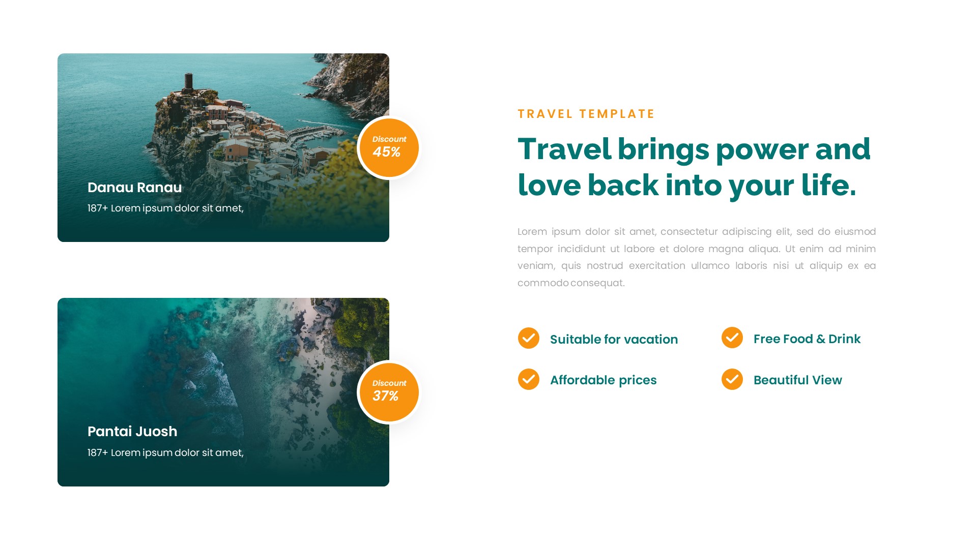 Travelur - Travel Google Slides Template, Presentation Templates ...