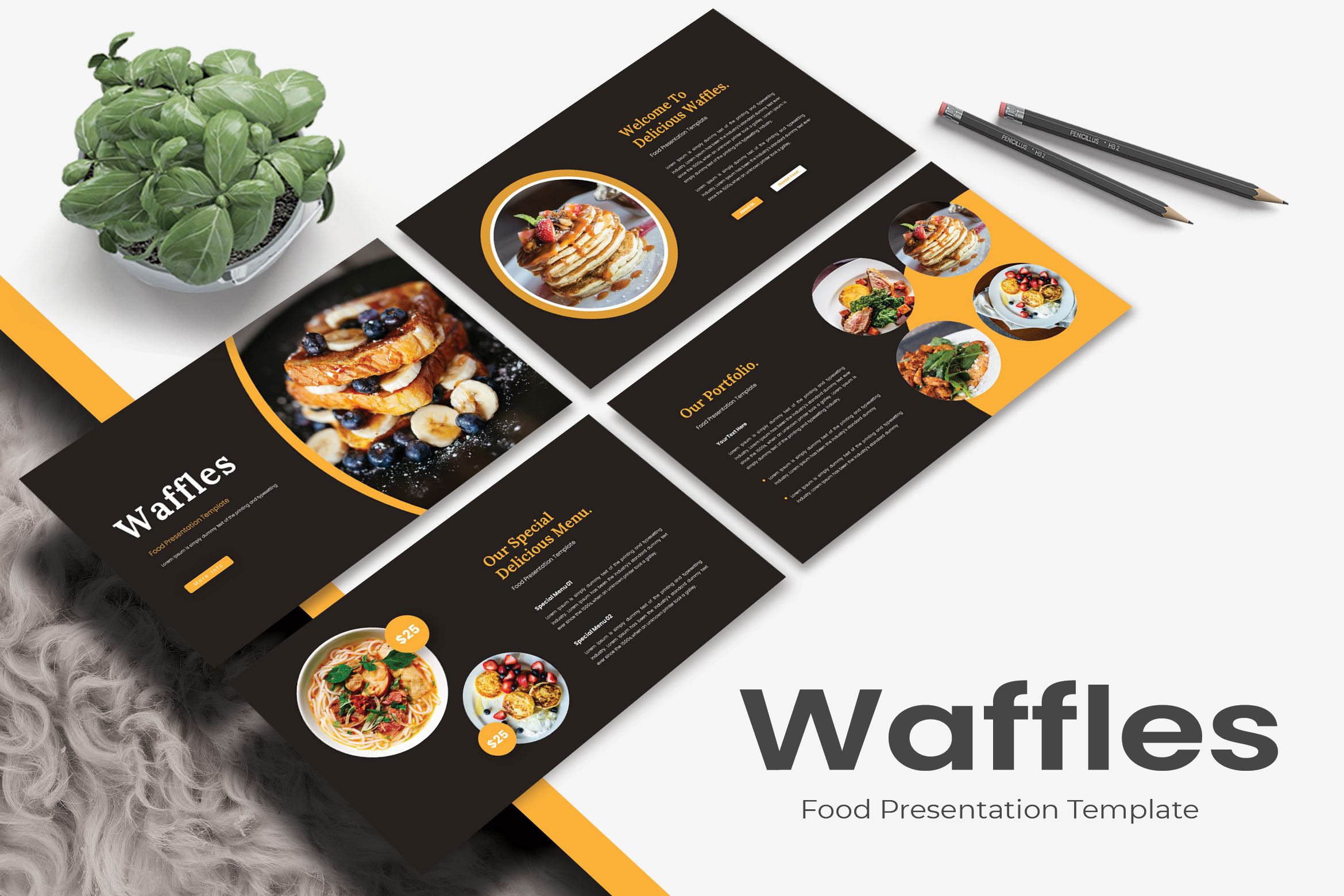 WAFFLES, Presentation Templates | GraphicRiver