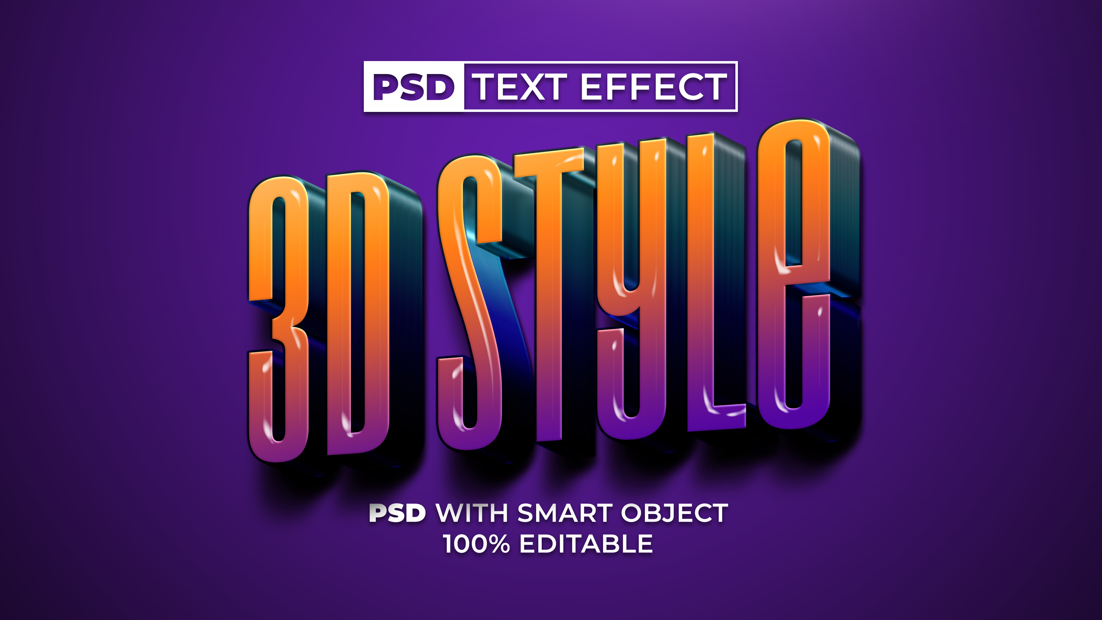 8 PSD Text Effect 3D Style, Add-ons | GraphicRiver