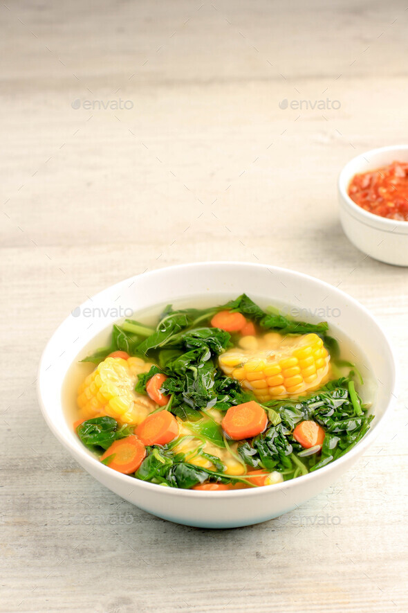 Sayur Bening Bayam is Daily Menu in Indonesian family, made from ...