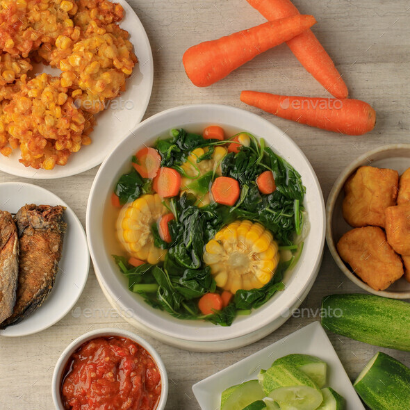 Sayur Bening Bayam is Daily Menu in Indonesian family, made from ...