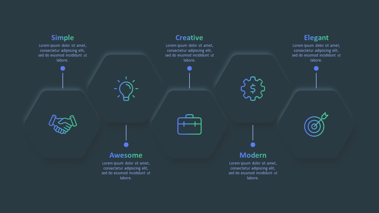 Neumorphic Animated PowerPoint Template Designs, Presentation Templates