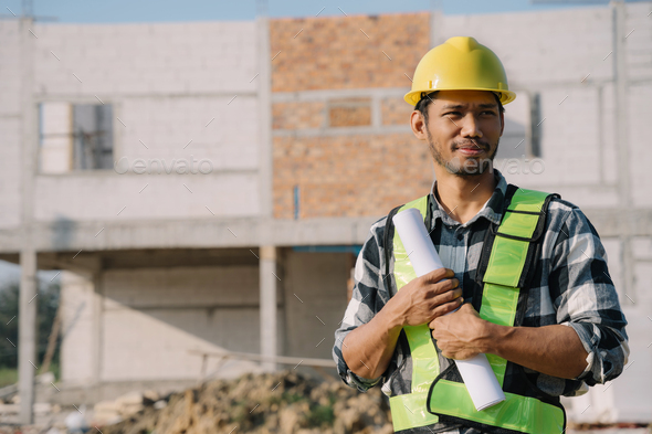 Male architects working on architects. Stock Photo by thichas | PhotoDune