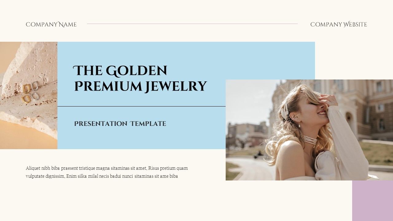 Jewelry PowerPoint Template, Presentation Templates | GraphicRiver