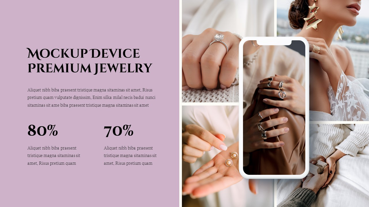 Jewelry PowerPoint Template, Presentation Templates | GraphicRiver
