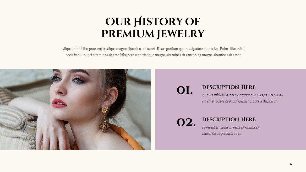 Jewelry PowerPoint Template, Presentation Templates | GraphicRiver