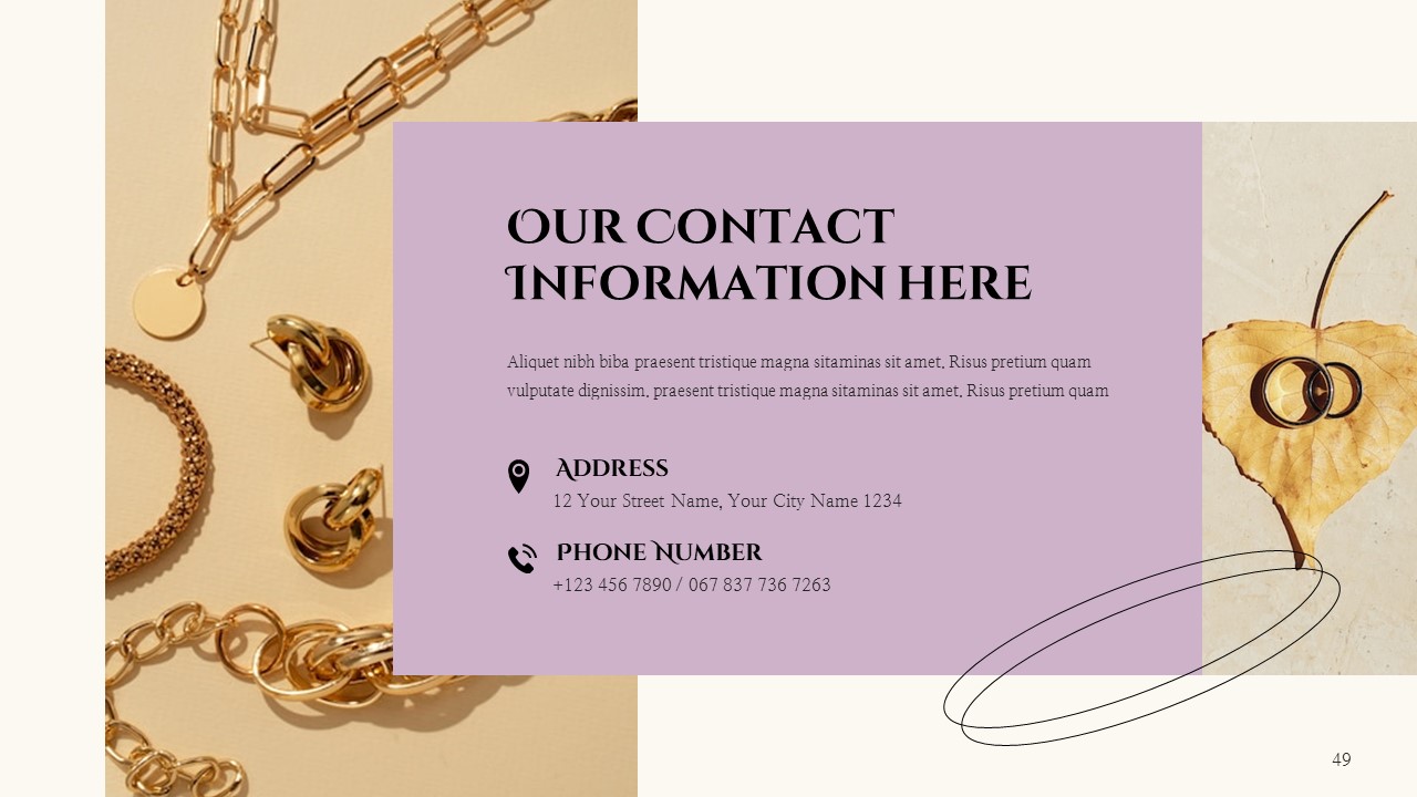 Jewelry PowerPoint Template, Presentation Templates | GraphicRiver
