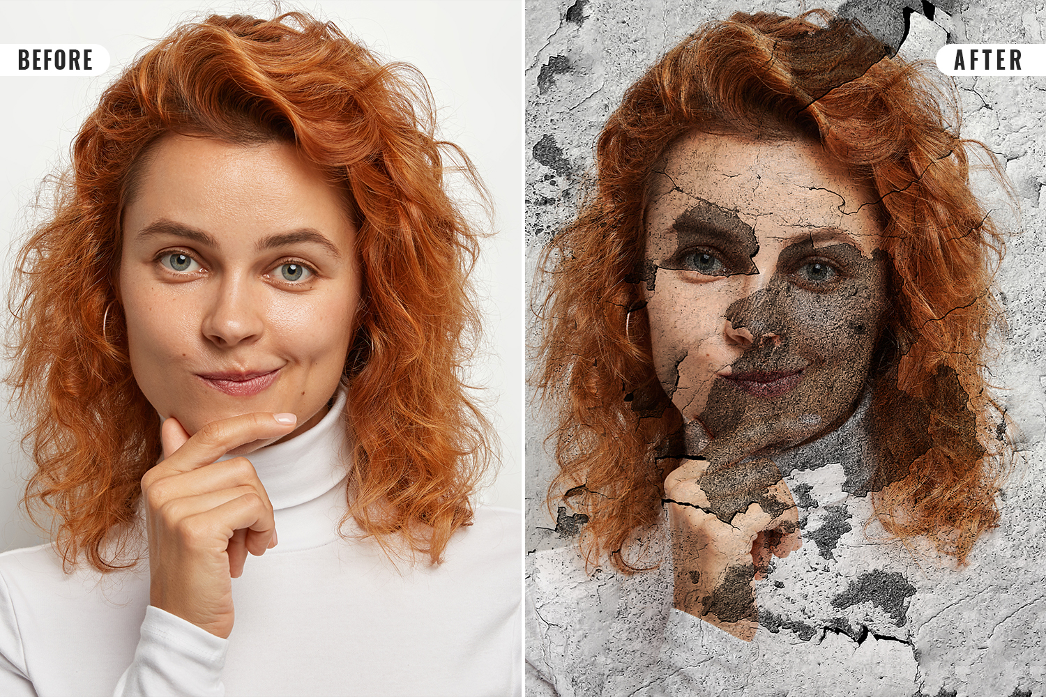 Peeling Wall Photo Effect, Add-ons | GraphicRiver