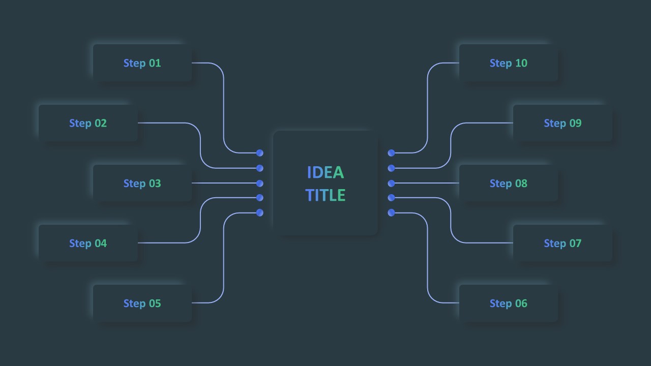 Neumorphic Animated Google Slides Template Designs, Presentation Templates