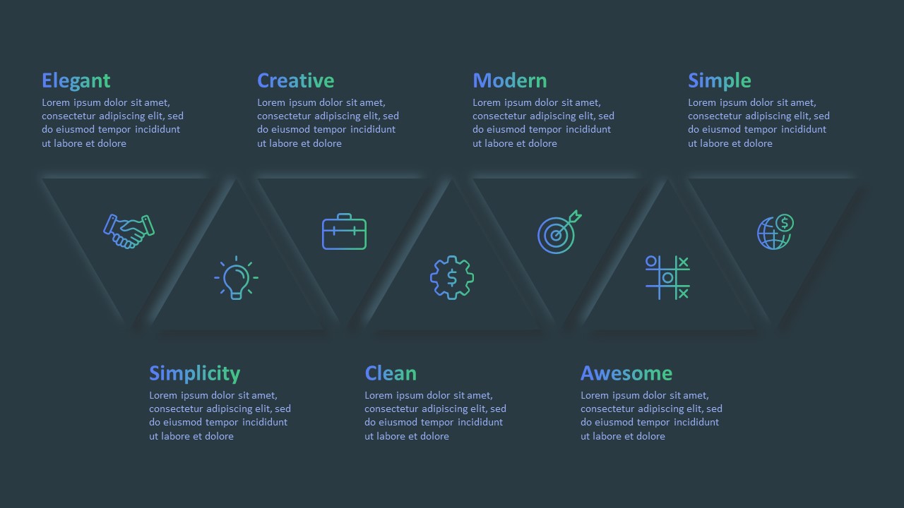 Neumorphic Animated Google Slides Template Designs, Presentation Templates