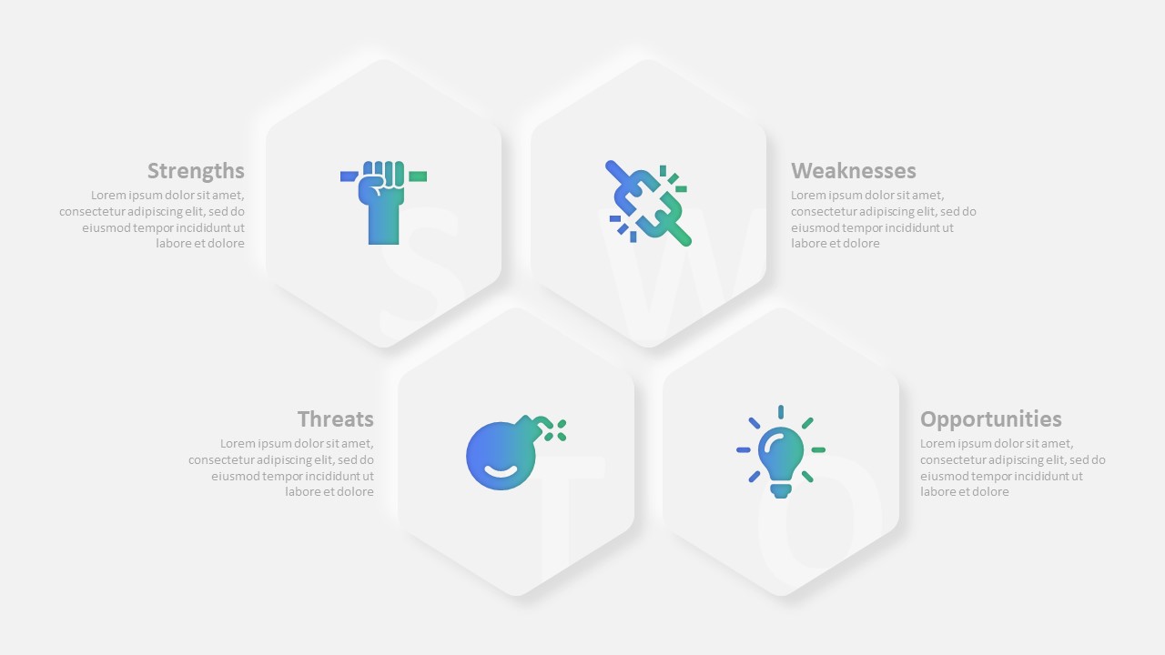 Neumorphic Animated Google Slides Template Designs, Presentation Templates